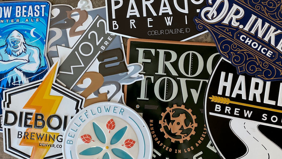 Cool metal beer signs from your favorite American craft breweries – Tin ...