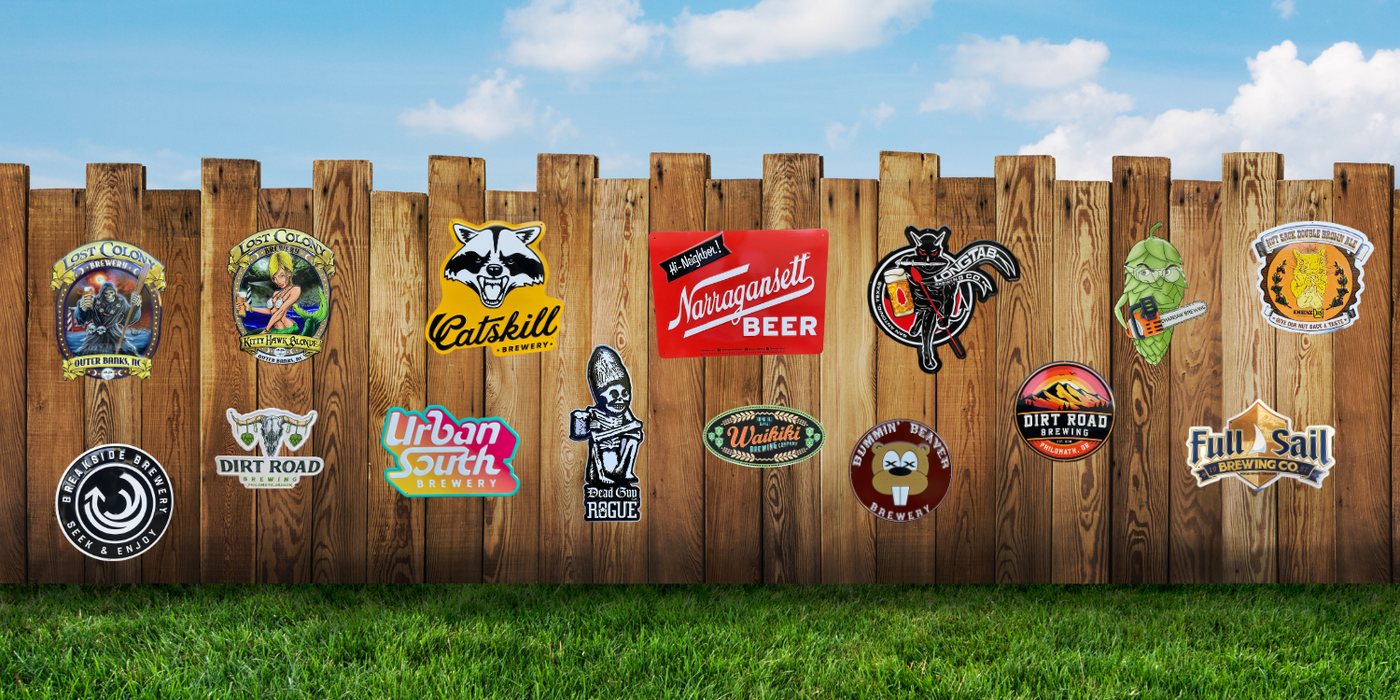 Cool metal beer signs from your favorite American craft breweries – Tin ...